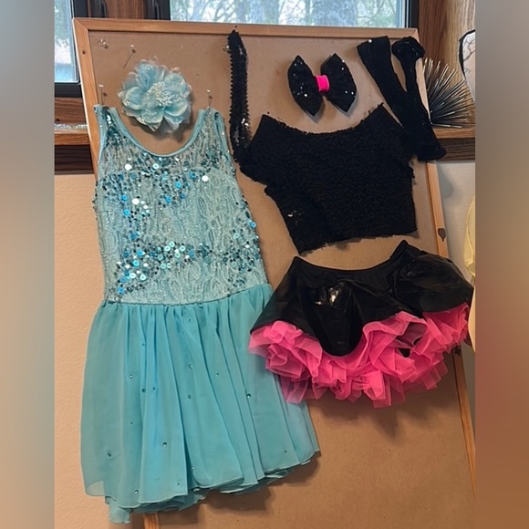 Weissman | Costumes | Weissman Dance Costume 2 Piece Set Blue Black ...